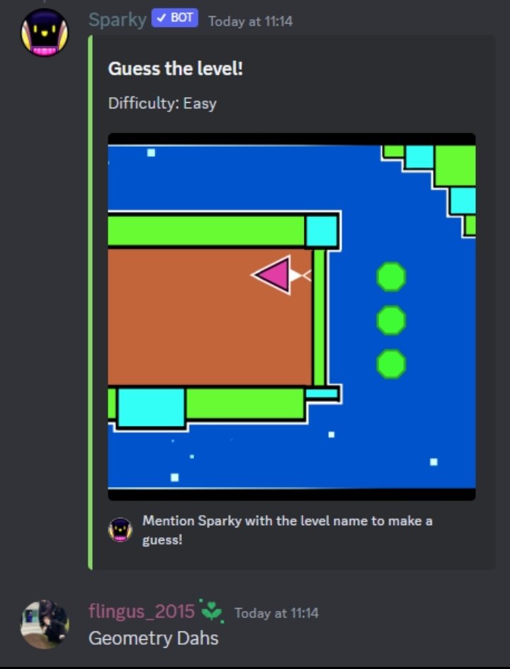 sparky gd bot fails on Twitter: "Geometry Dahs"