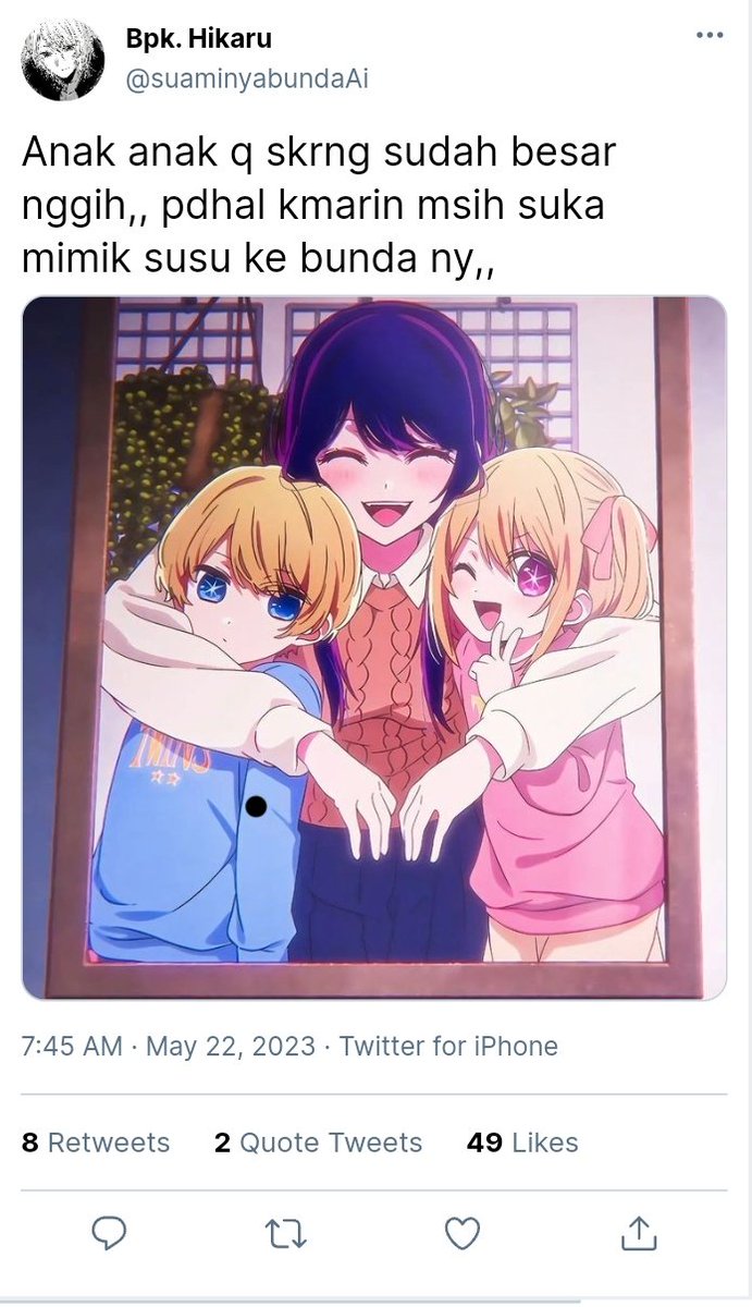 Oshi no Ko Fess | ON 📩 on Twitter: "onk au, onk spoiler, onk ship ai x hikaru, slight aqua x ...