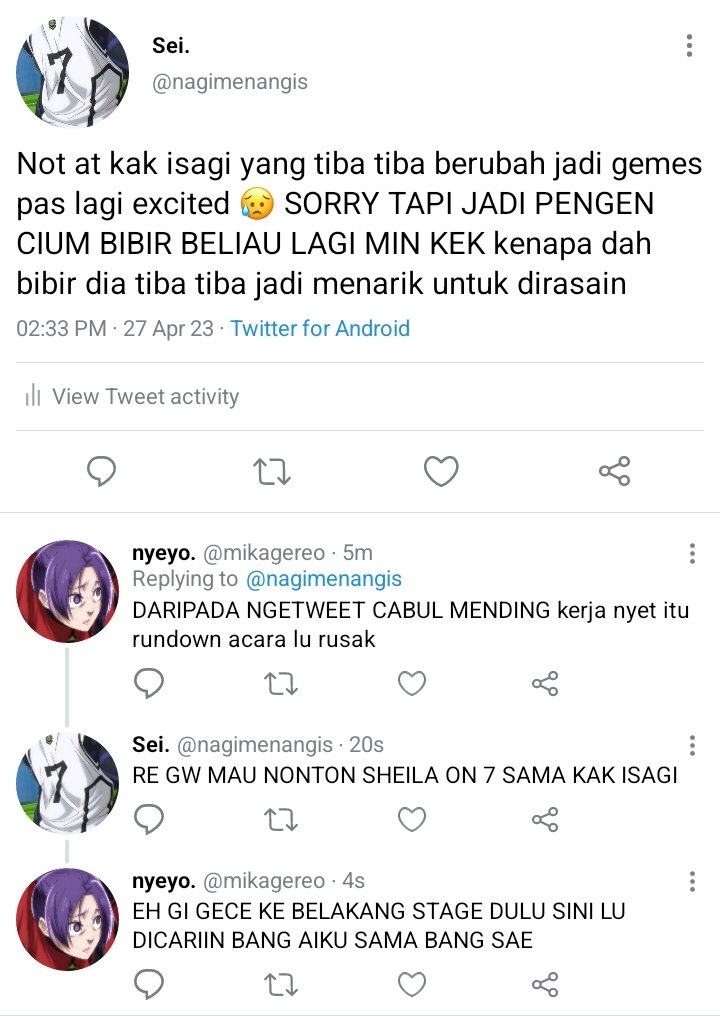 Mion. on Twitter: "6. ditinggal mulu bang https://t.co/YbxMFxiUnC" / Twitter