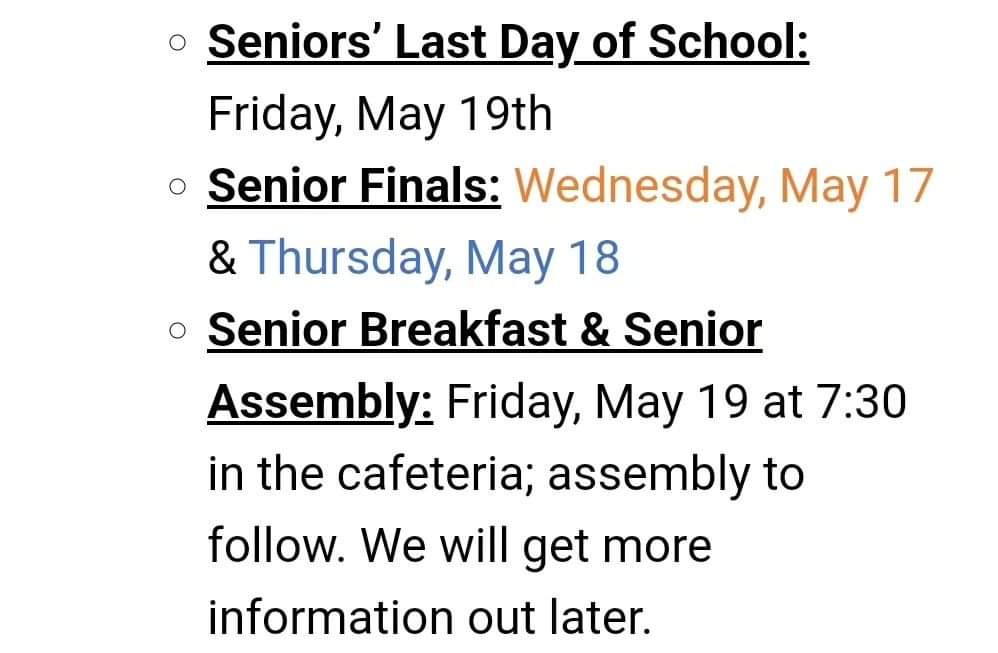 Hillcrest High School on Twitter: "Don't count the days, make the days count! 💙🧡💙"