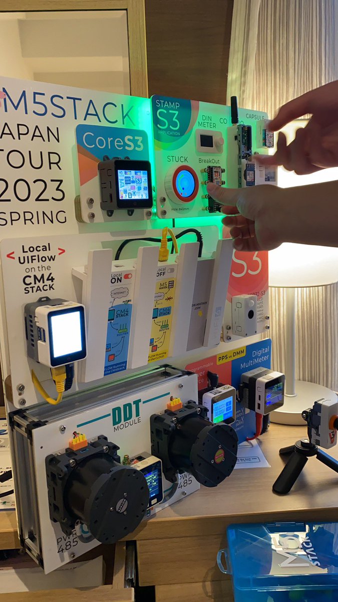 M5Stack on Twitter: "ShowBoard preparing. #m5JpTour2023"