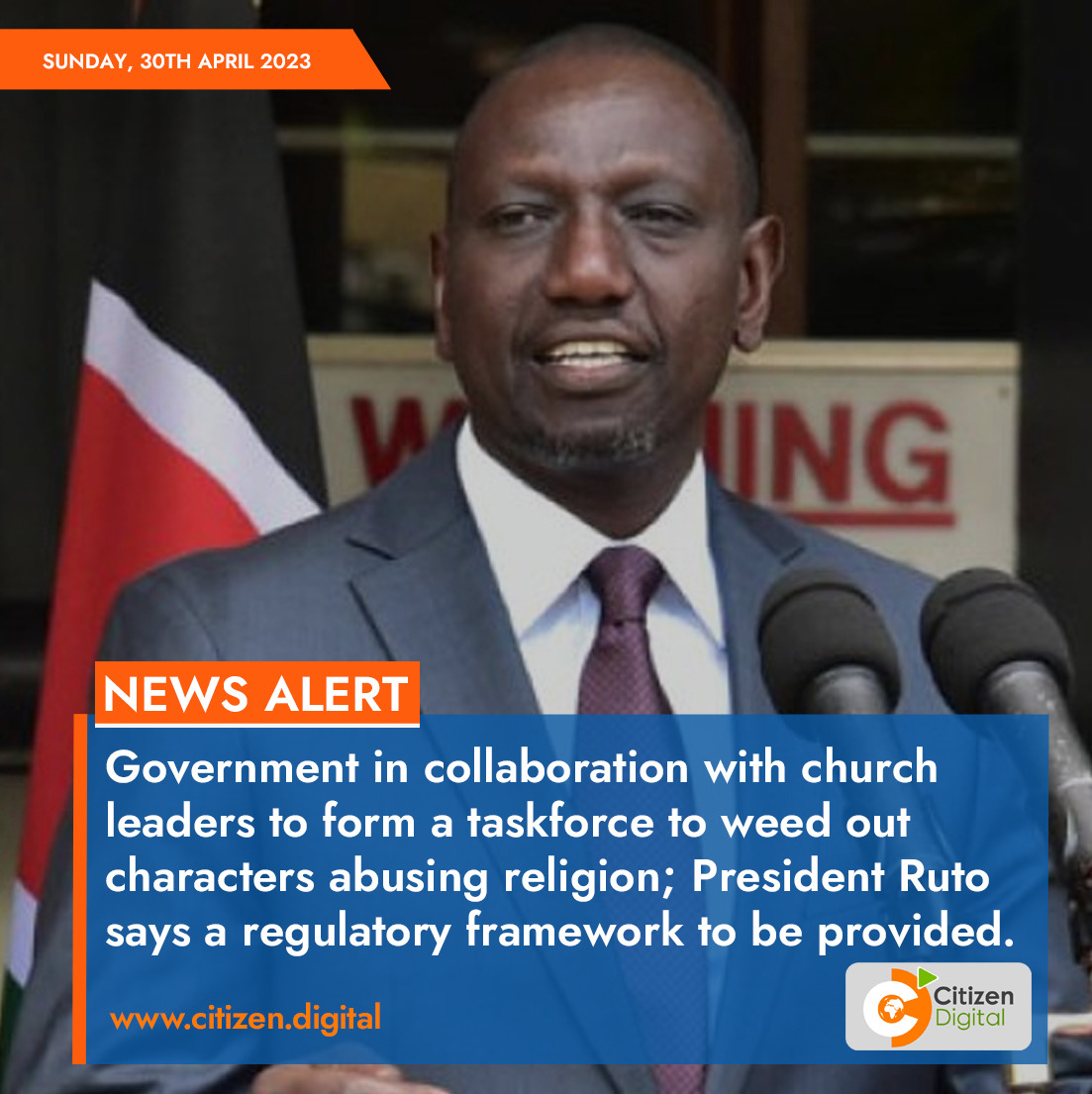 Citizen Tv Kenya On Twitter Government In Collaboration With Church