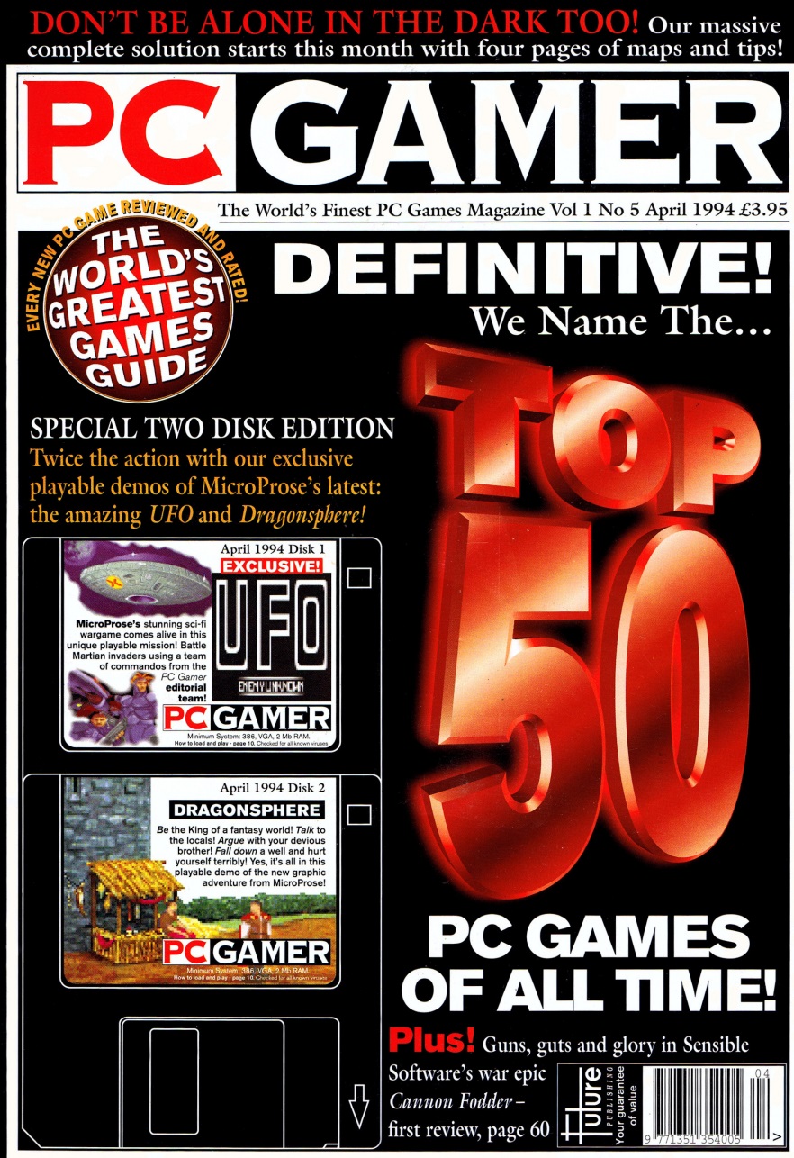PC Gamer on Twitter: "In 1994, we compiled a list of the Top 50 PC games of all time. Can you ...