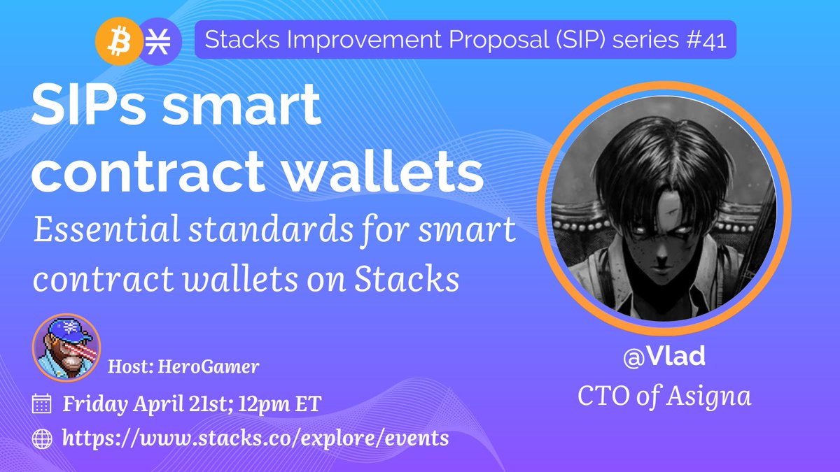 stacks.btc on Twitter: "RT @herogamer21btc: 📣 Weekly SIP Call #41 w/#Asigna team Sign-up: https ...