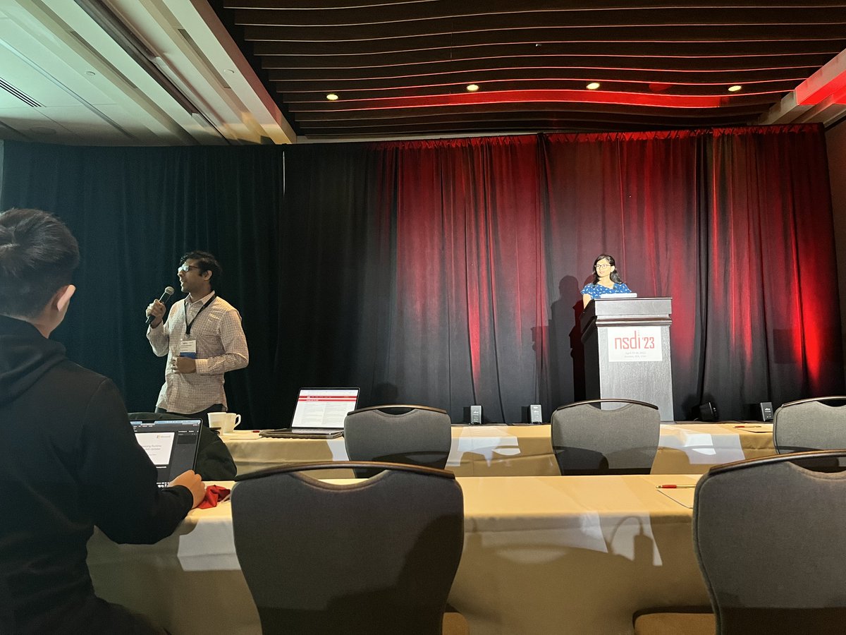 Rachee Singh on Twitter: "An excellent talk by Aashaka (@aashaka_) at NSDI 2023. Aashaka ...