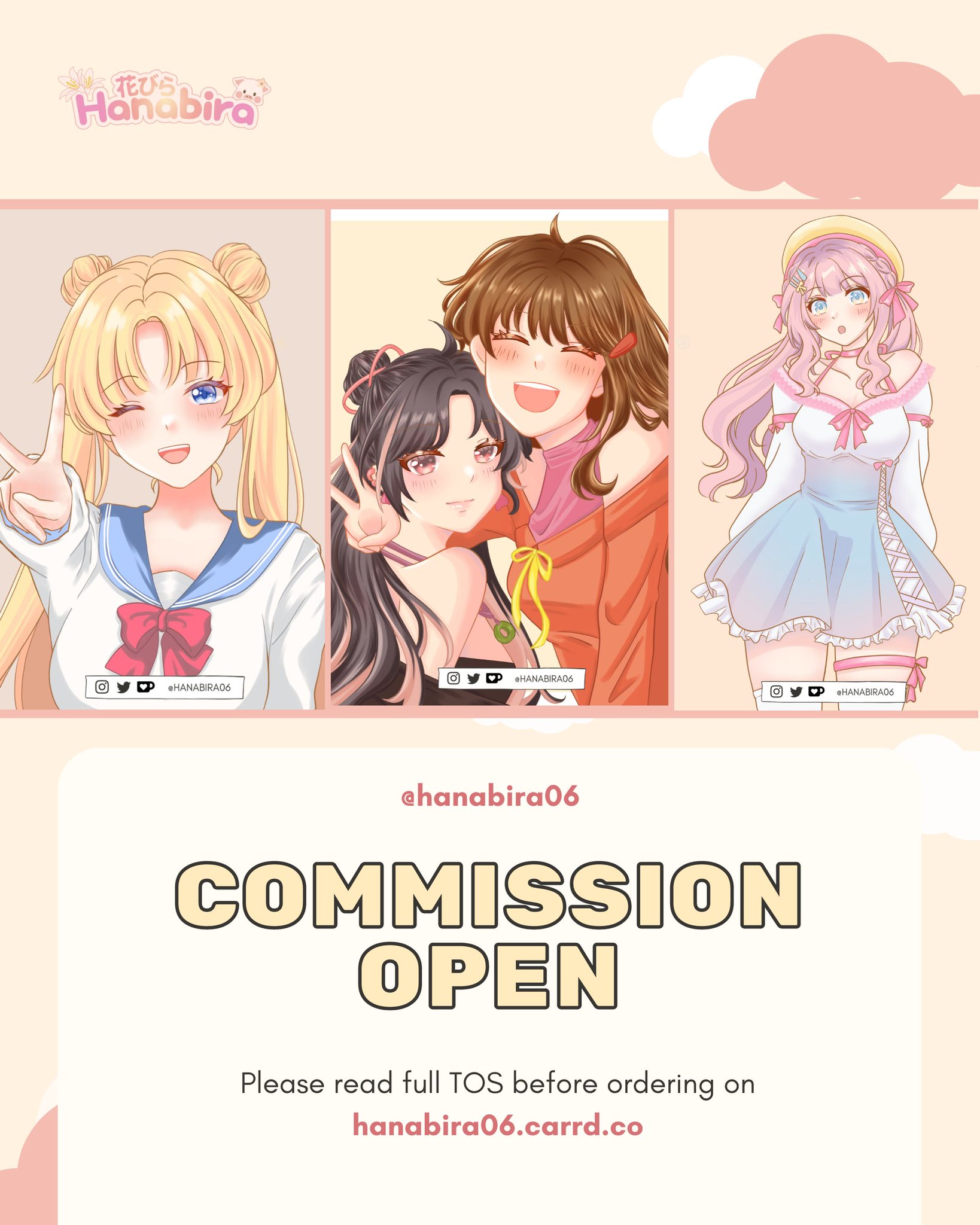 LILY | COMMISSION OPEN on Twitter: "🌸 COMMISSION OPEN 🌸 May waiting list is open! I offer ...