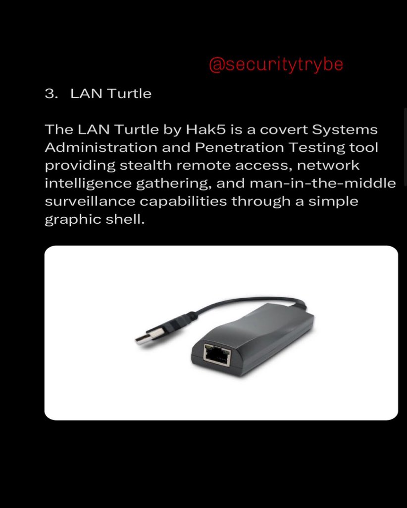 6 Top Hacking Gadgets 1. Raspberry Pi - Thread from Security Trybe @SecurityTrybe - Rattibha