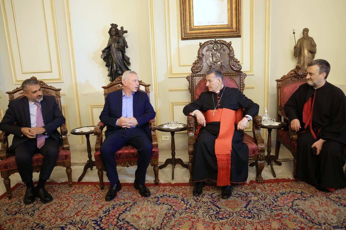 Sleiman Frangieh On Twitter لقاء مع غبطة البطريرك مار بشارة بطرس