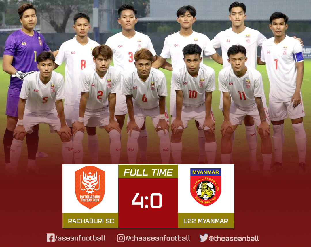 ASEAN FOOTBALL on Twitter: "INTERNATIONAL FRIENDLY MATCH (17/4) FT: Rachaburi FC 🇹🇭 4️⃣ - 0️⃣ 🇲🇲 ...