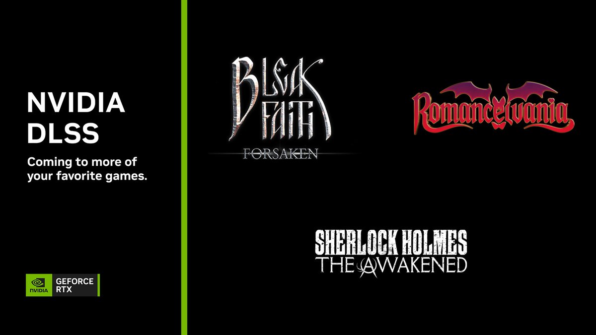 NVIDIA GeForce on Twitter: "NVIDIA DLSS is now available in 290 games and apps! Available Now ...