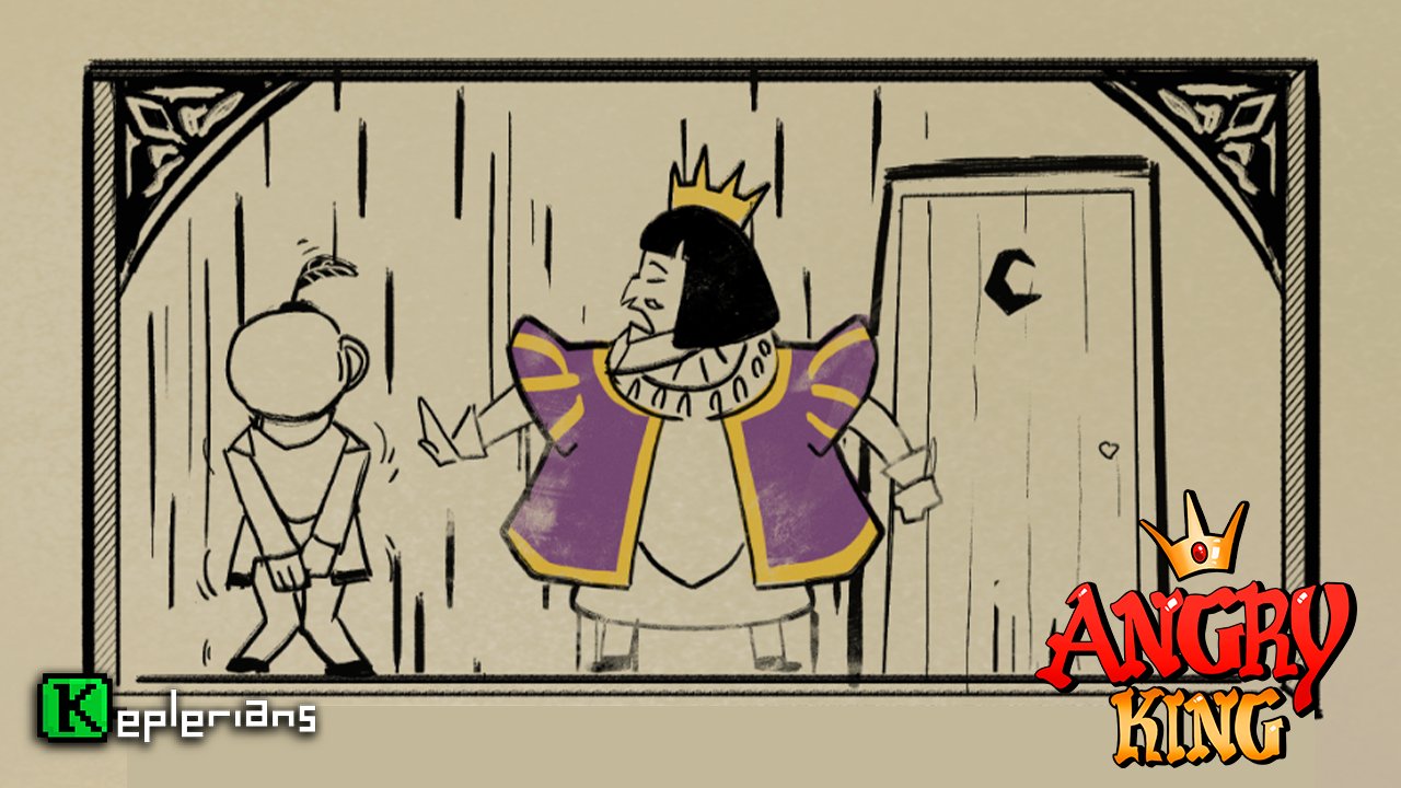 Angry King Drawing