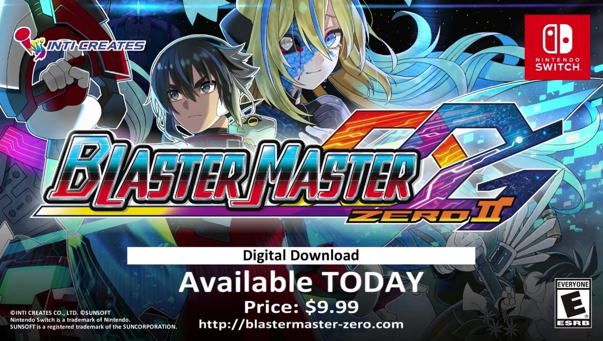 C Gonbol on Twitter: "Blaster Master Zero was announced on the IntiFesta for the 20th ...
