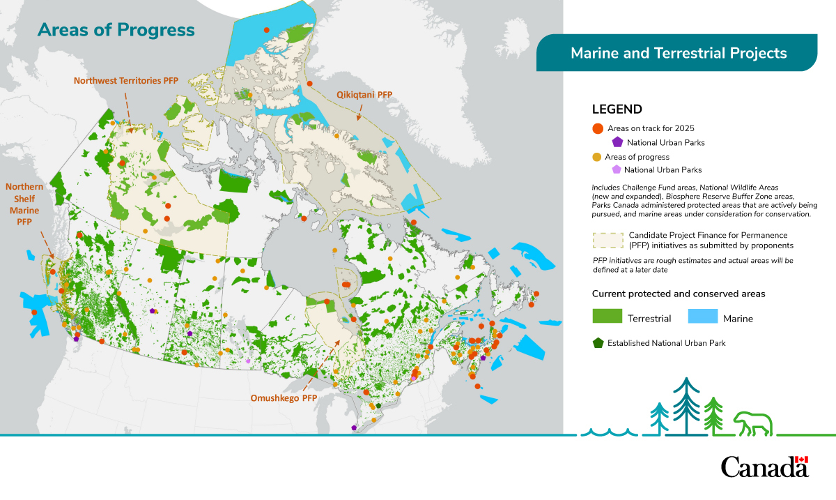 Environment Canada on Twitter: "We have already conserved 13.6% of land ...