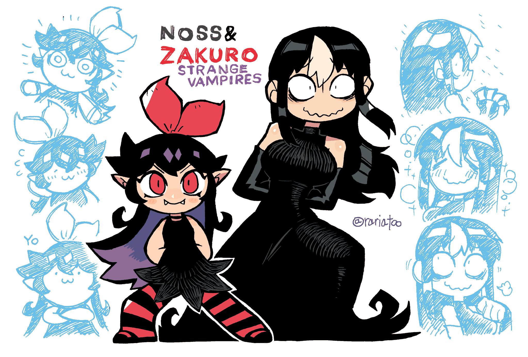 ラリアット/rariatoo@「ノス＆ザクロ」連載中 on Twitter: "ノスさんザクロちゃん Noss and Zakuro🥴( ˙꒳˙ ) https://t.co ...