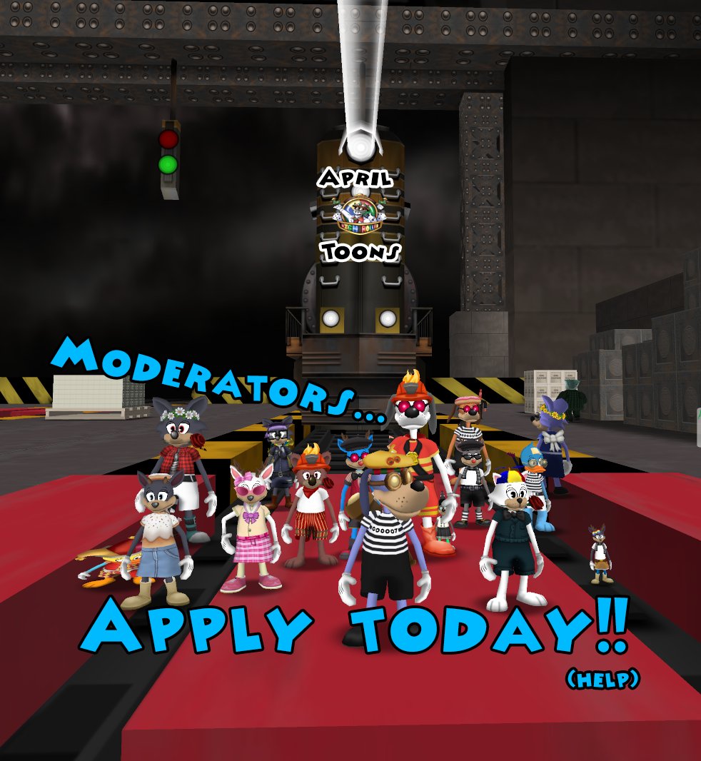Toontown: Corporate Clash on Twitter: "The Moderation Team is once again seeking applicants! As ...