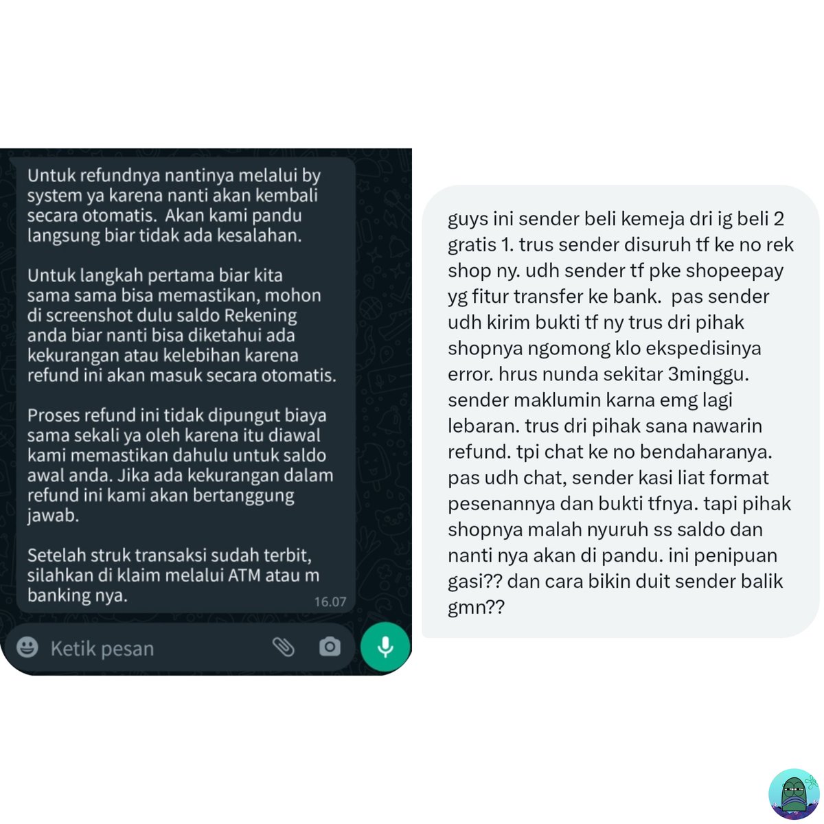 Tanyarl 💚 on Twitter: "Tanyarl (titipan) pls tolong notice sender 💚"