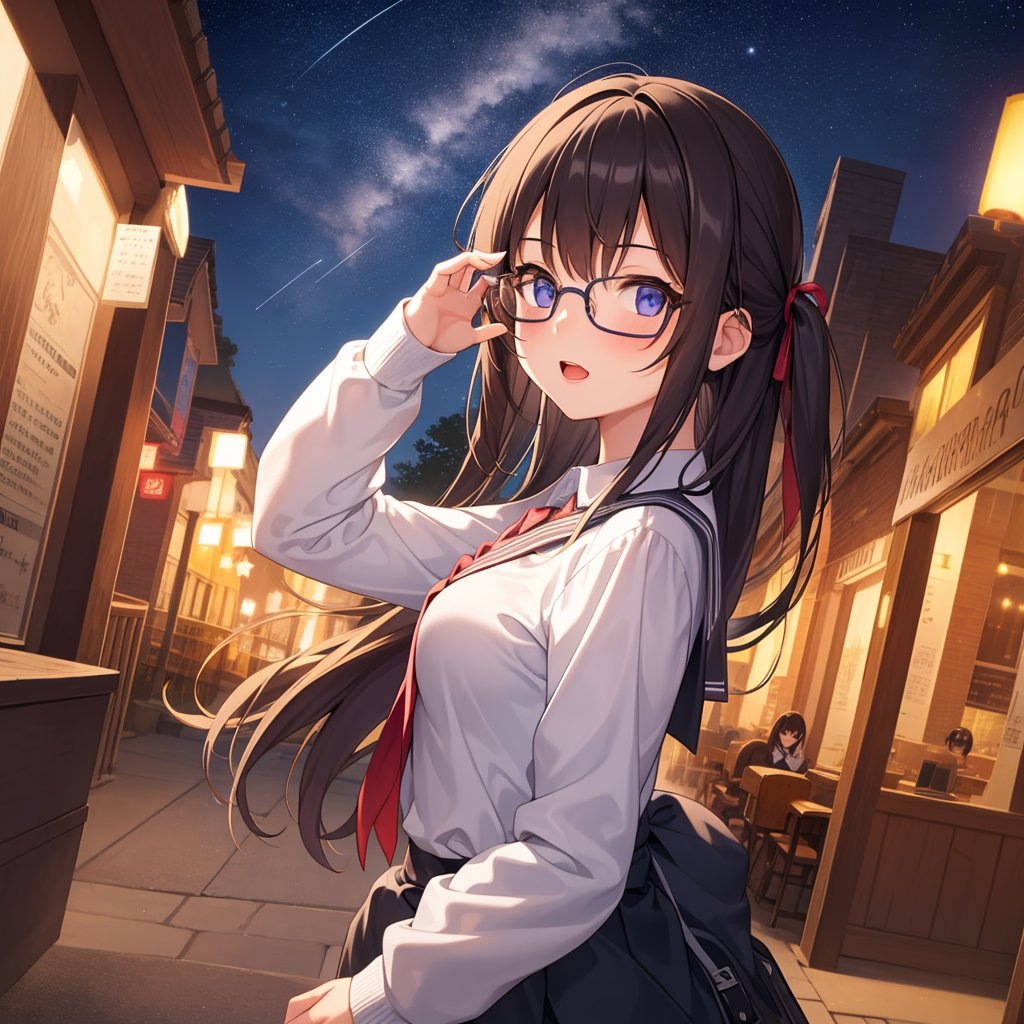 Kei aono（AI画像用アカウント） on Twitter: "RT @nAgI_ken_AI: 眼鏡JK"