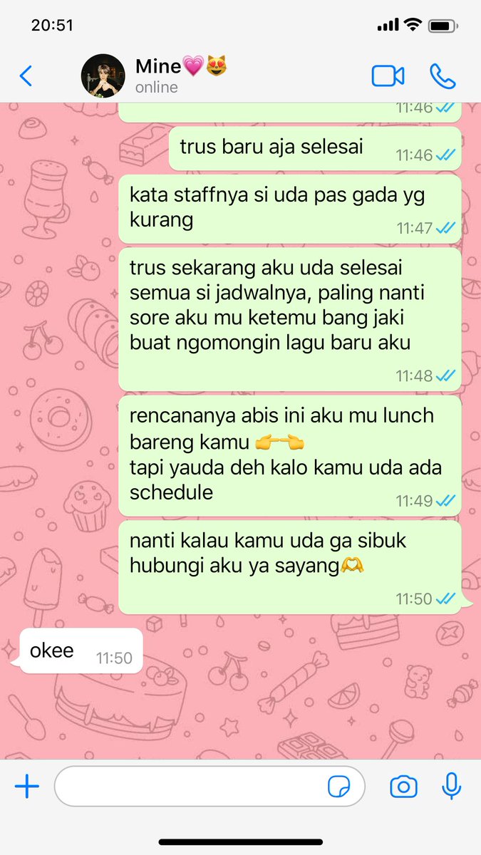 Dazdazha on Twitter: "—013 -gajadi lunch bareng bagas"