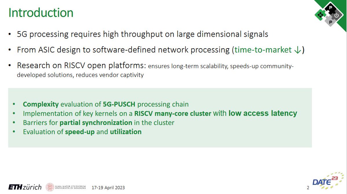 PULP Platform on Twitter: "In case you missed our 5G-PUSCH 🤣, you can now find the slides of ...