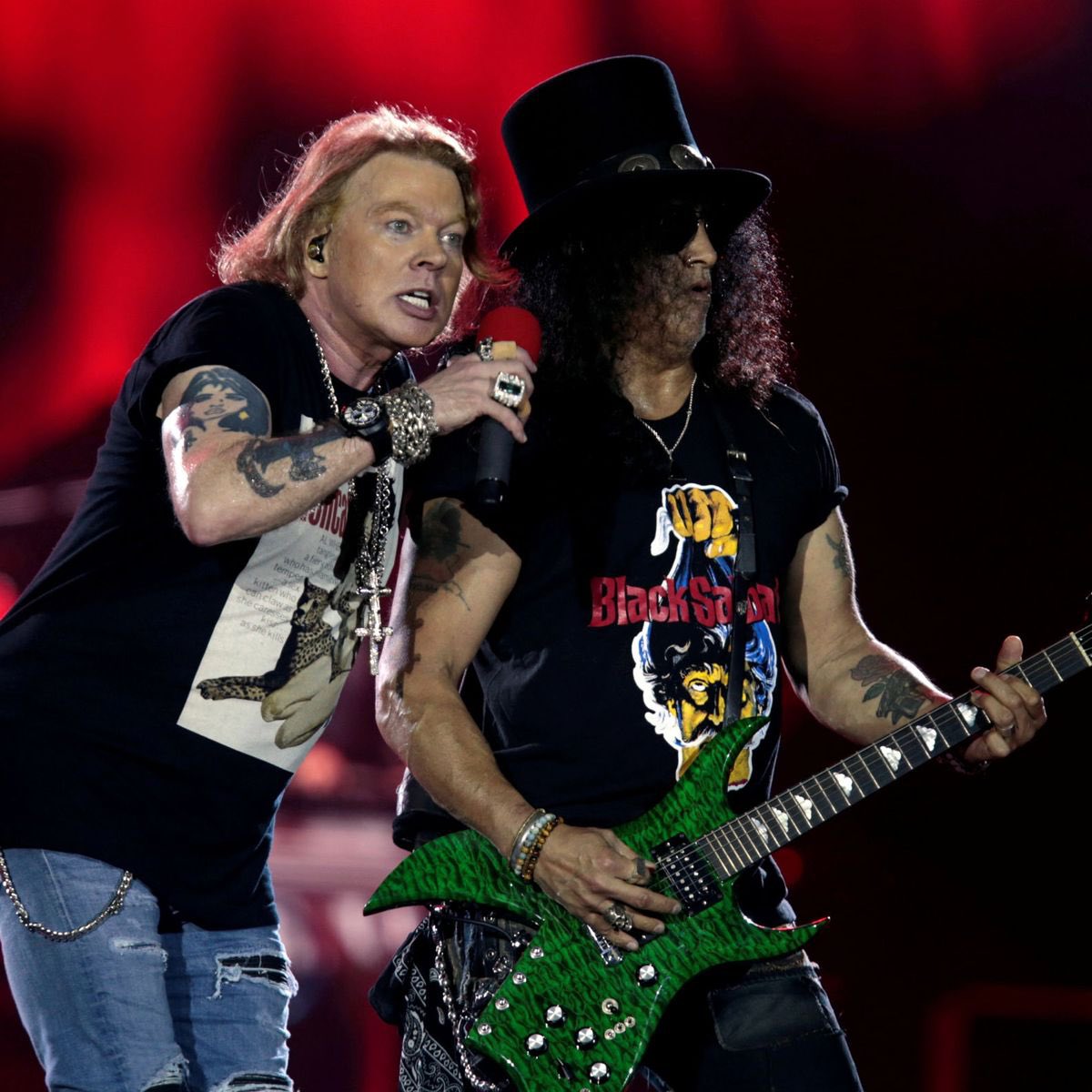 Slash And Axl Rose
