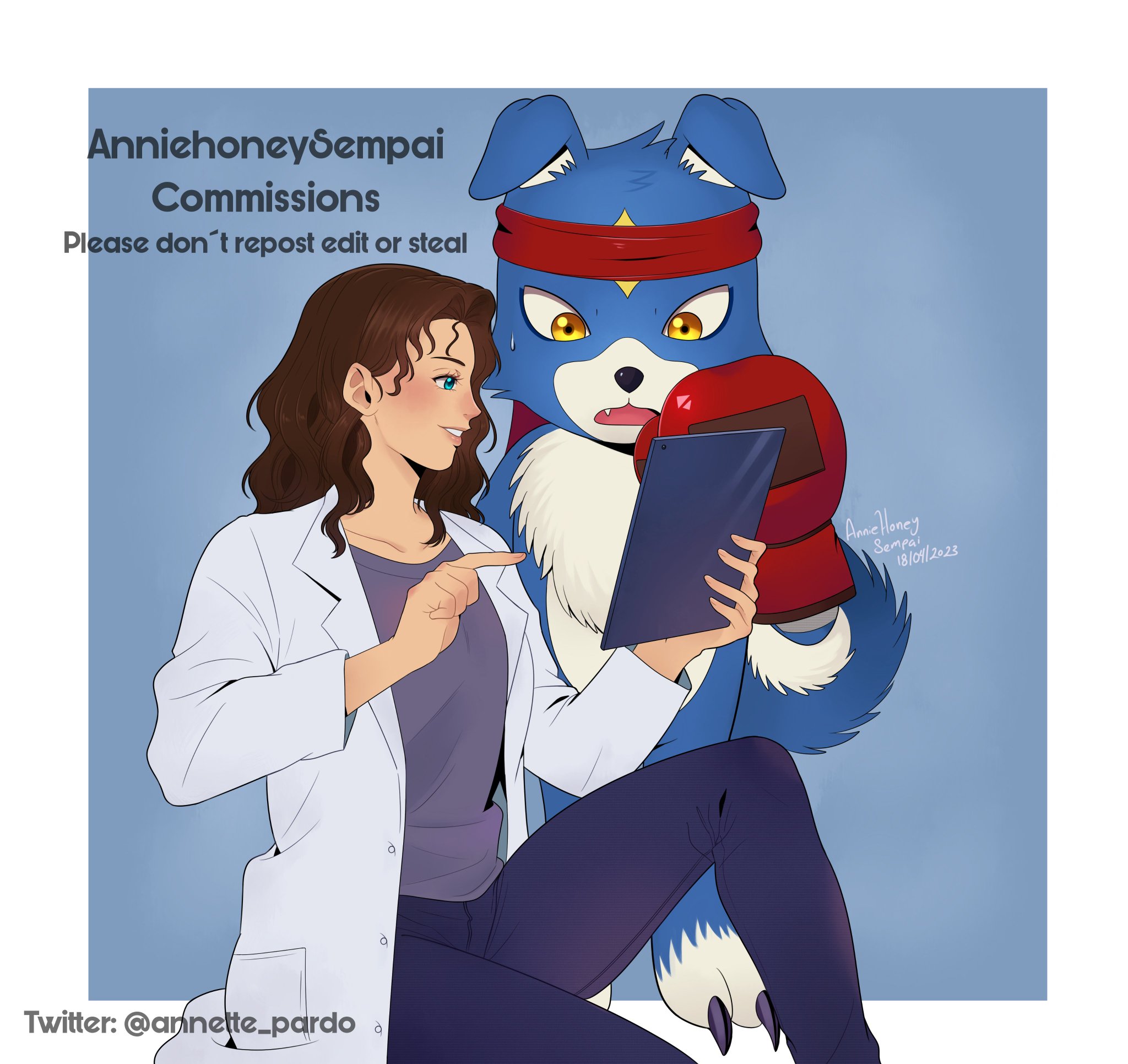 🌛🦇AnnieHoney/Open Commis🦇🌜 on Twitter: "Commision finished! Gaomon looks very adorable🥰🥹🌟 ...