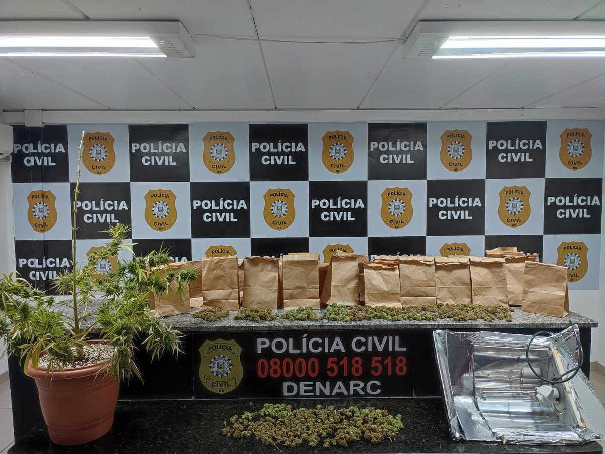 Polícia Civil Do Rs On Twitter Homem é Preso Por Tráfico De Drogas No