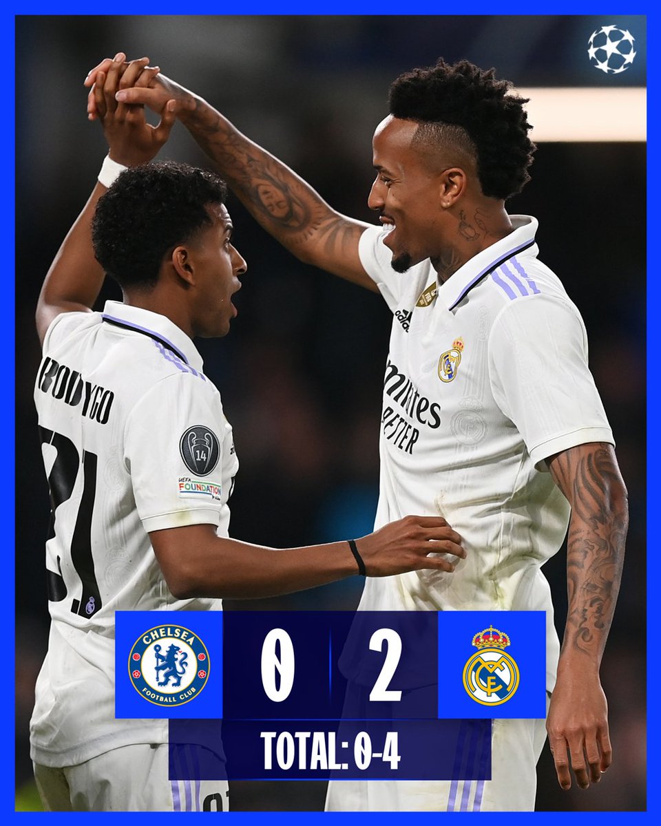 UEFA.com em português on Twitter: "⏰ FINAL ⏰ ⭐ Bis de Rodrygo confirma apuramento do Real Madrid ...
