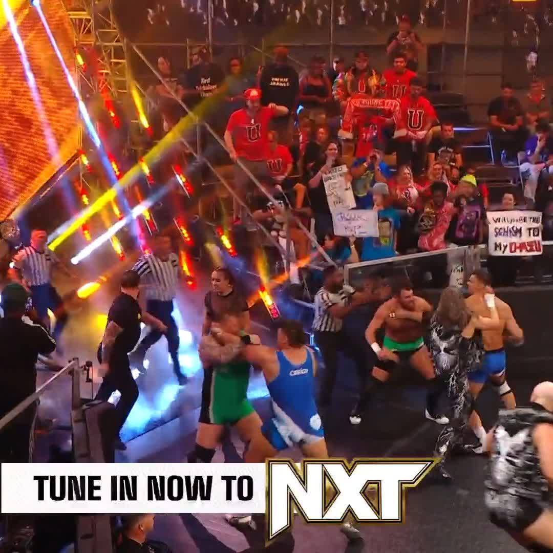 WWE on Twitter: "Hot start 😱 The NXT Tag Team Championship Match gets things started tonight in ...