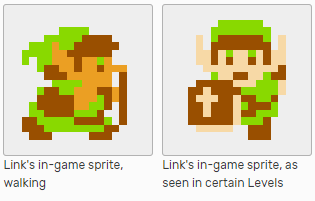Zelda Sprites Walking