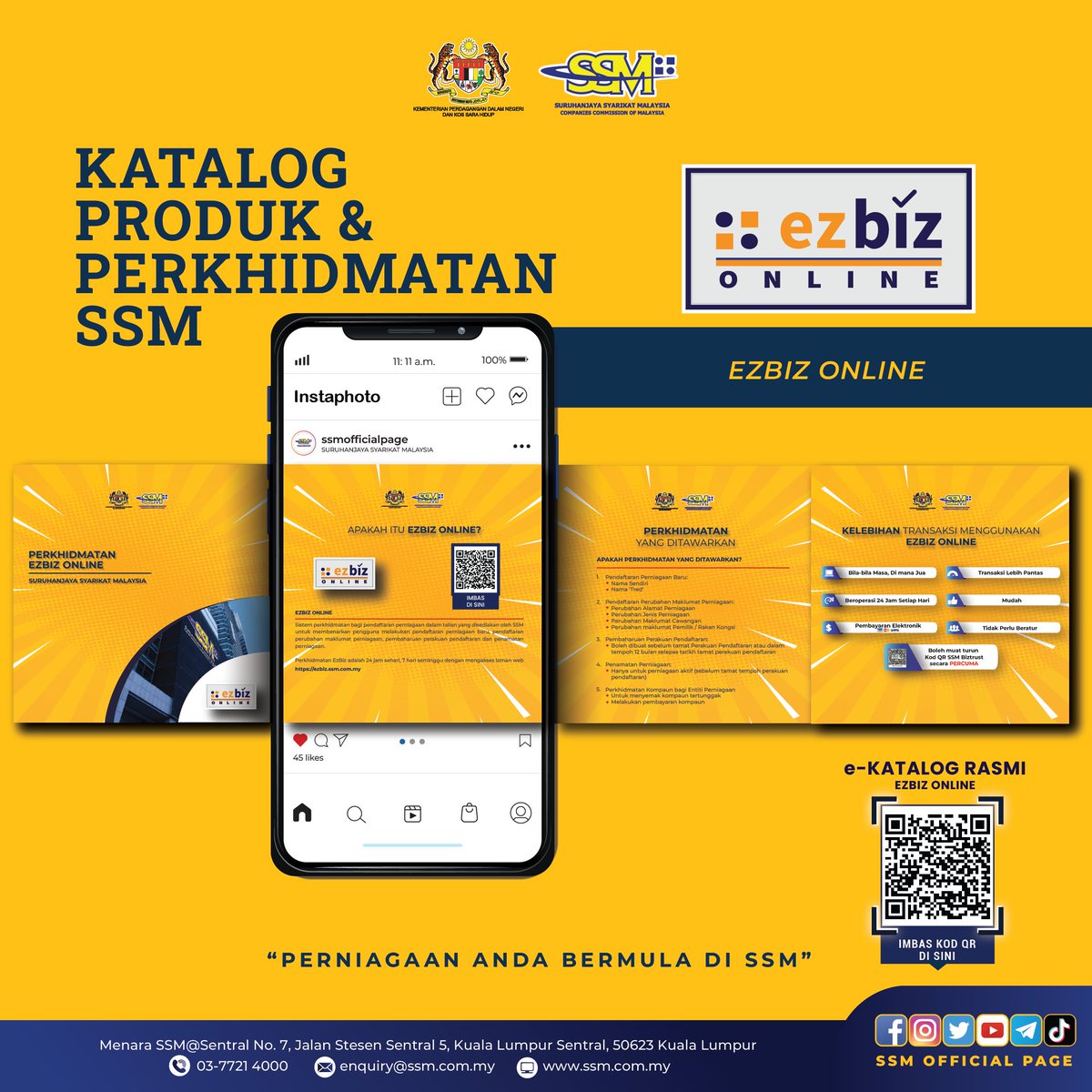 ssmofficialpage on Twitter: "MAKLUMAT PRODUK & PERKHIDMATAN SSM KINI DI HUJUNG JARI Maklumat ...