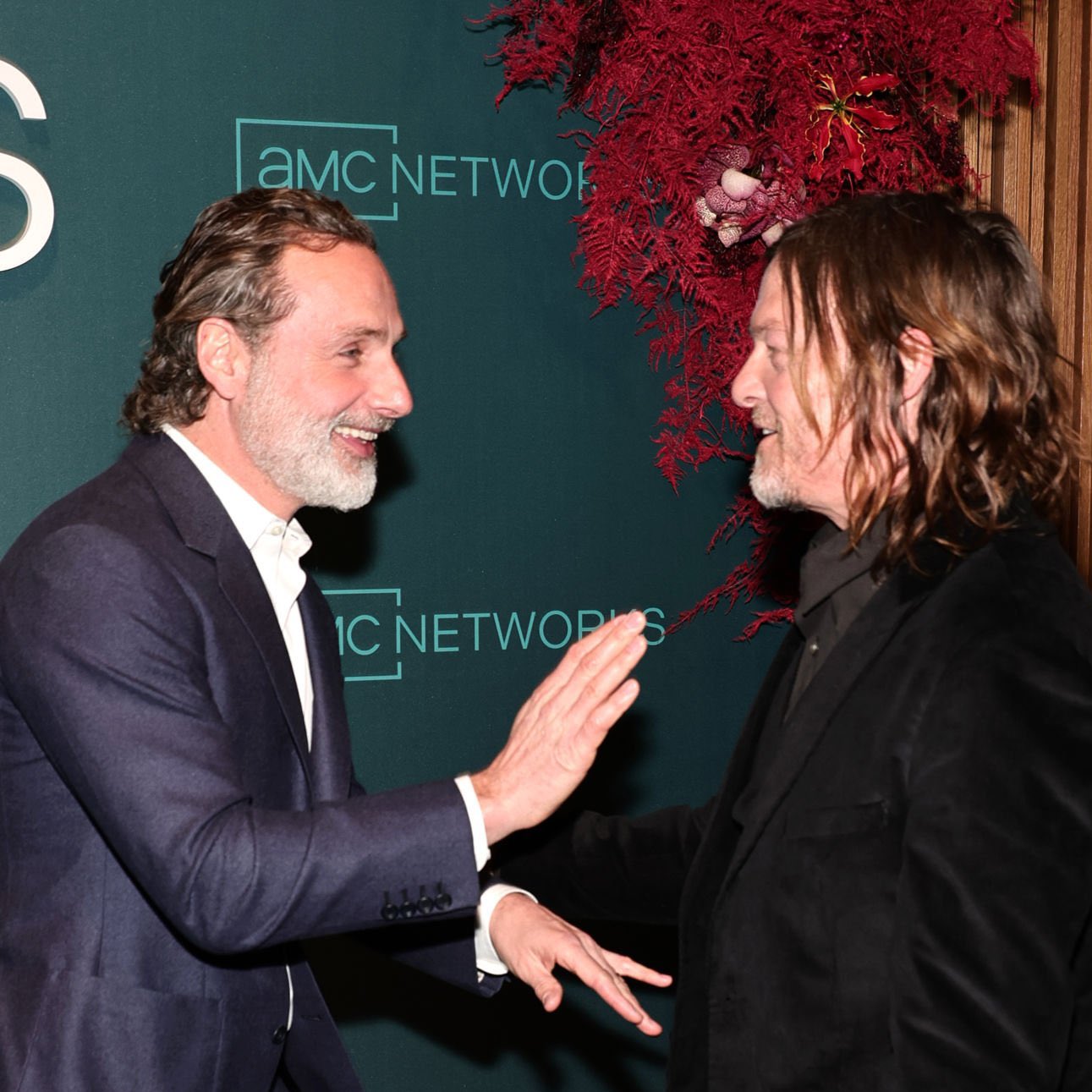 Norman Reedus Laughing