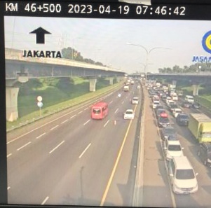 TMC Polda Metro Jaya on Twitter: "07.50 Situasi terkini arus lalu lintas di Ruas Tol Jakarta ...
