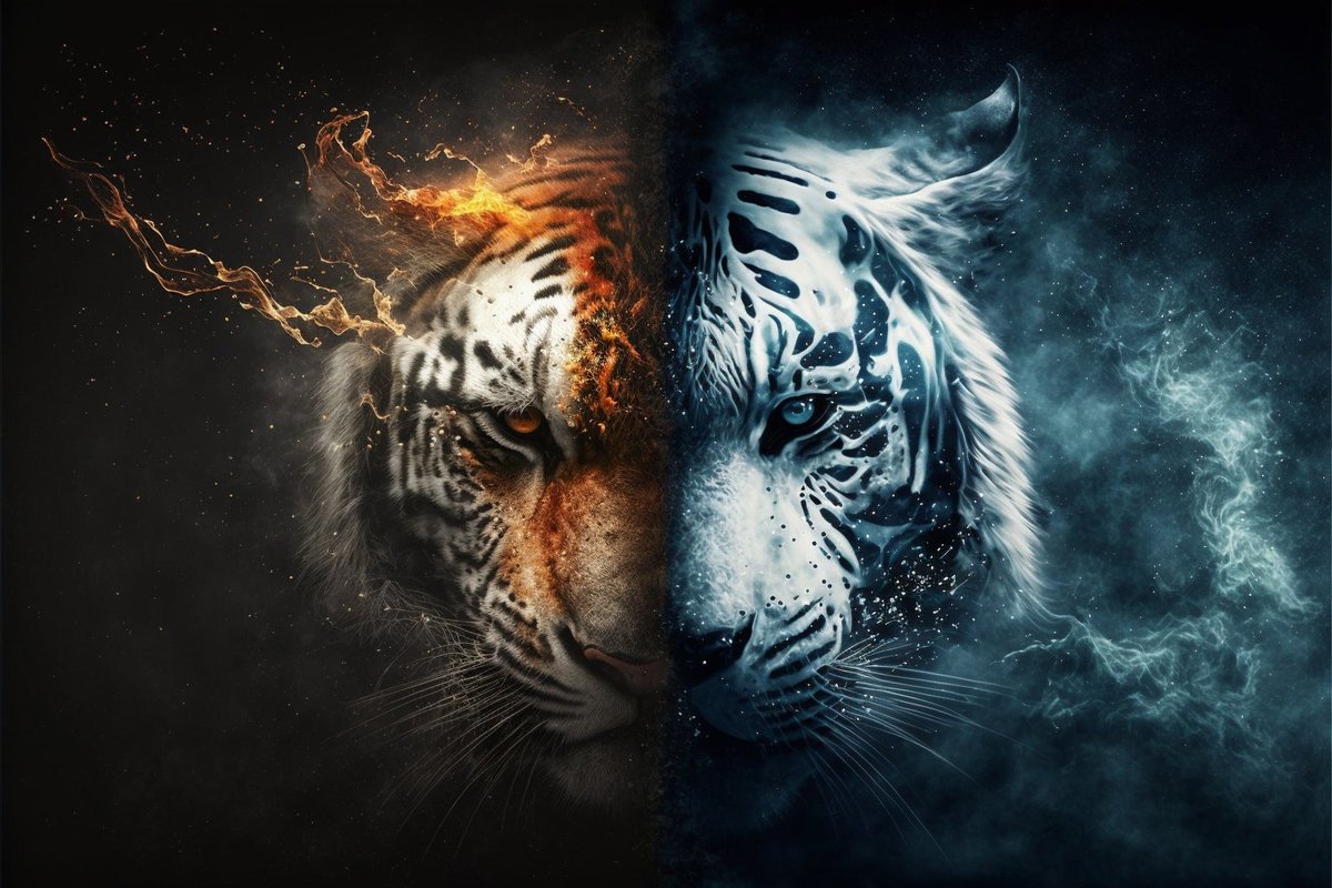 Ice Tiger Wallpaper