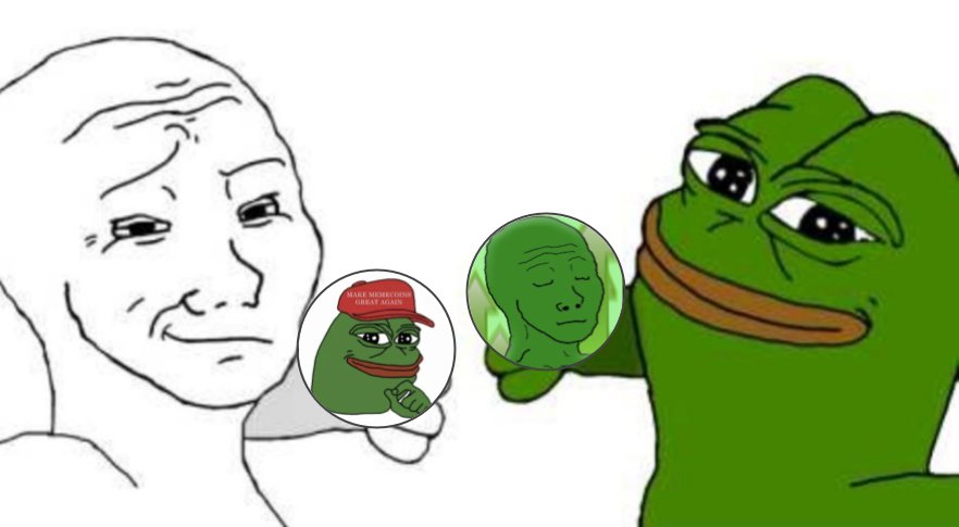 WOJAK Park on Twitter: "$PEPE 120m marketcap $WOJAK 17m marketcap"