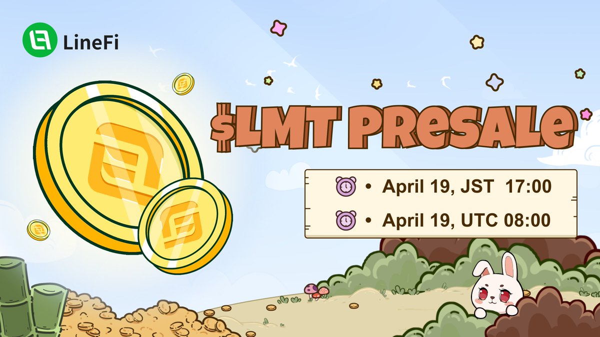 LineFi | LINE to Earn on Twitter: "$LMT Presale Start😍😍 Come and buy $LMT‼️ How to buy 🔗: https ...