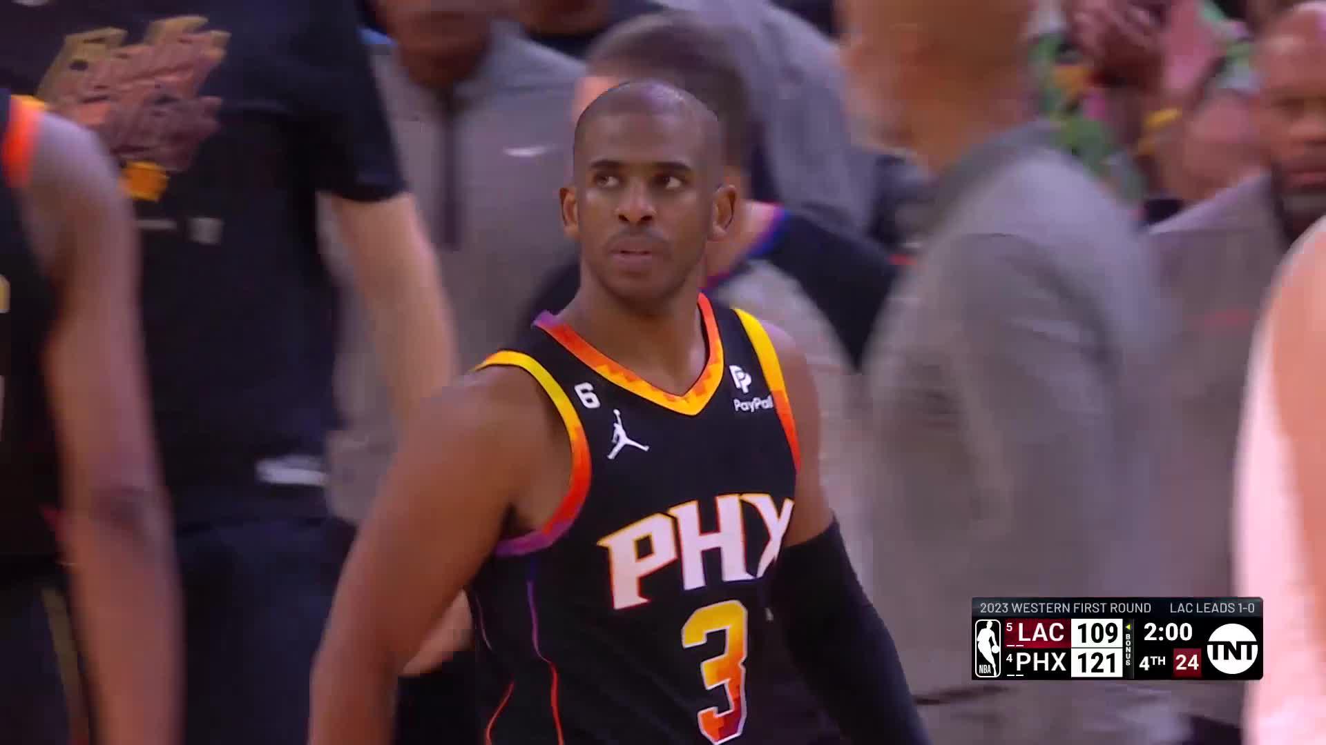 NBA on TNT on Twitter: "CP3 with the dance and the deuce 🔥 https://t.co/h7P1OQwYHP" / Twitter