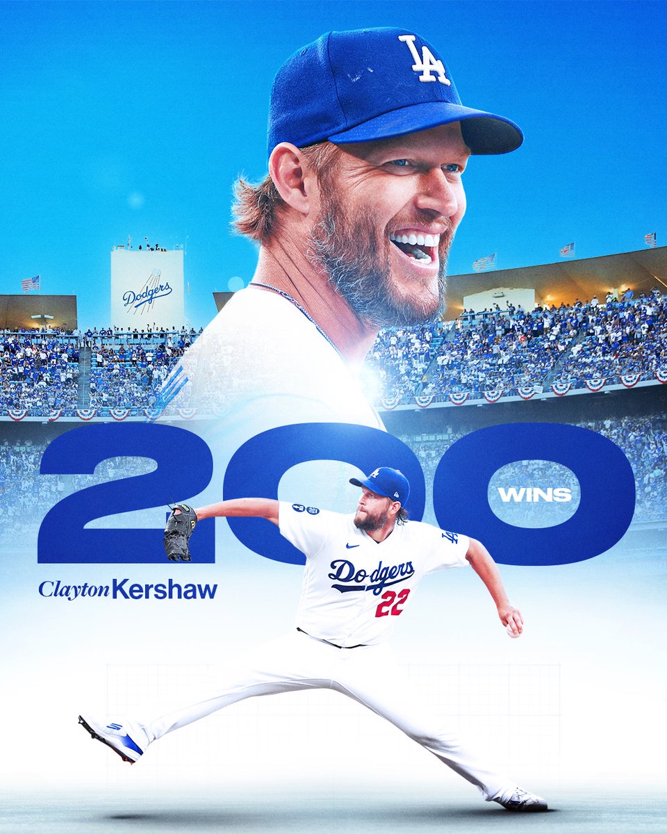 MLB on Twitter: "Another incredible milestone in the career of @ClaytonKersh22."