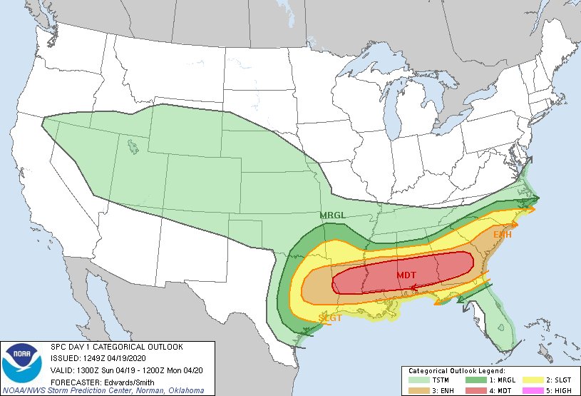 Wx History On Twitter April 19 2020 A Widespread Severe Weather