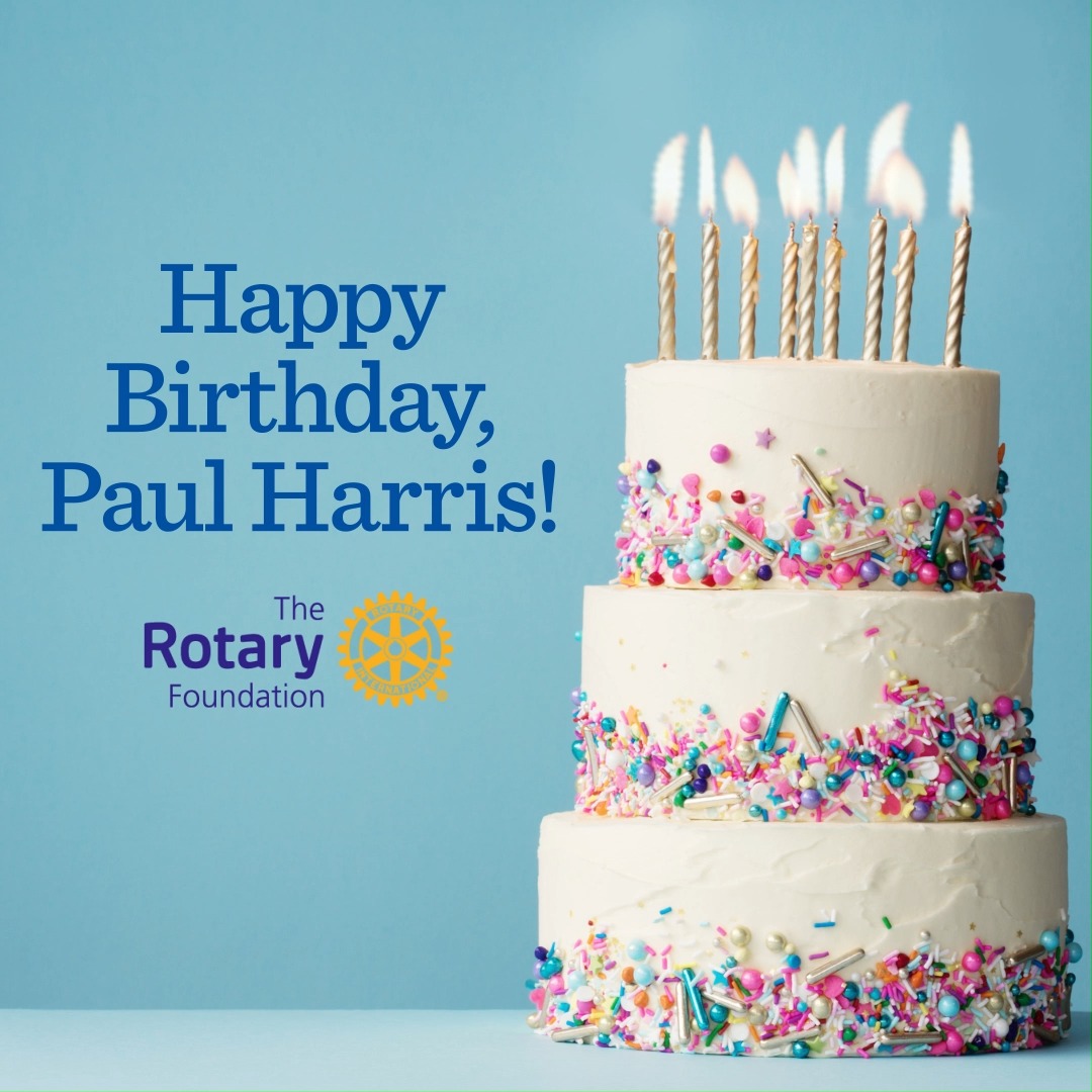 Rotary International on Twitter: "#Rotary started with the vision of one man— Paul Harris, born ...