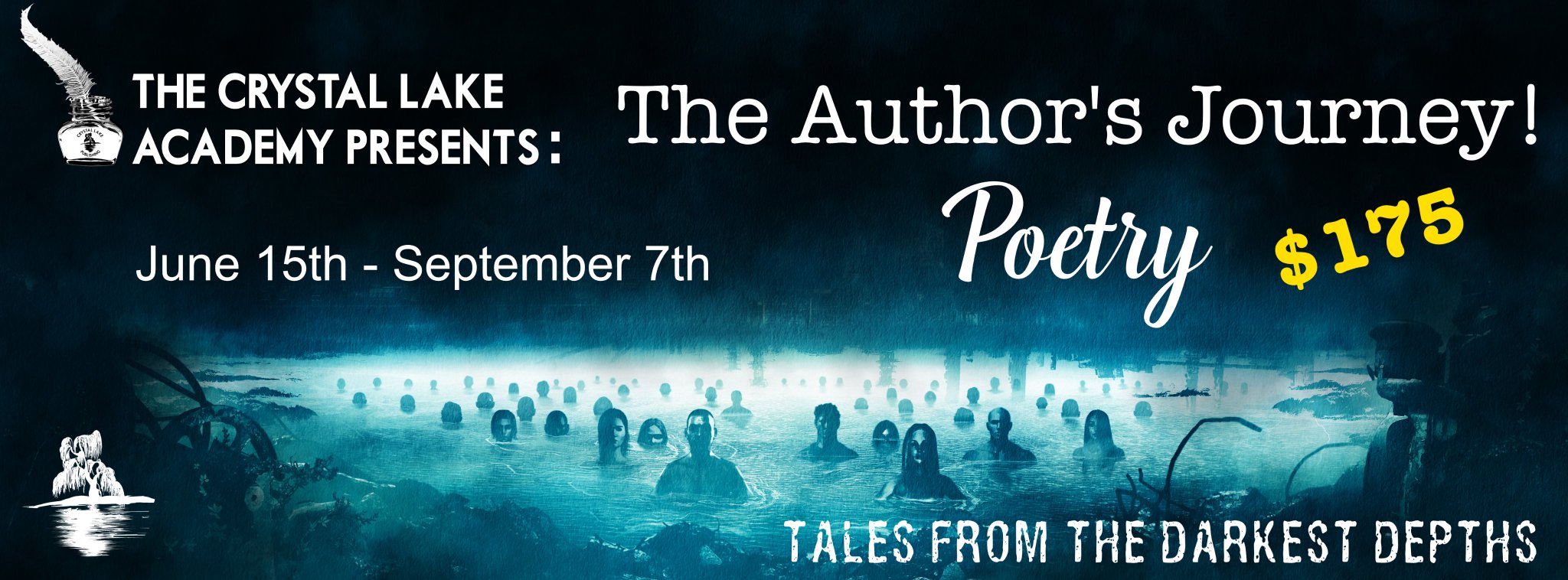 Crystal Lake Publishing on Twitter: "Our Author's Journey this year is ...