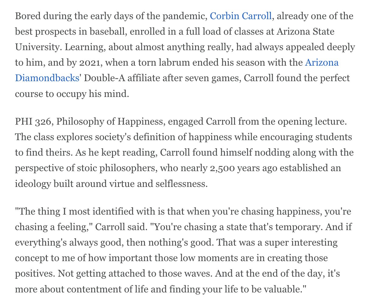Jeff Passan on Twitter: "From afternoons spent in philosophy classes to nights breaking down ...