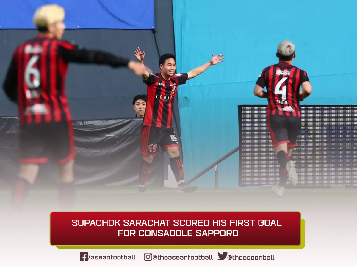 ASEAN FOOTBALL on Twitter: "🇹🇭 Thai midfielder Supachok Sarachat scored the first goal for ...