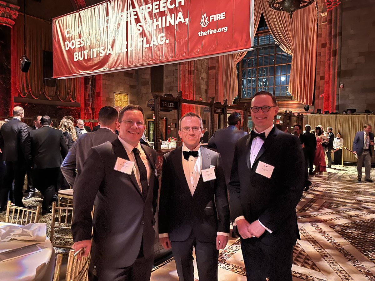 FIRE on Twitter: "RT @CTFitzpatrick: Had a fantastic time at @TheFIREorg gala last night. Thank ...