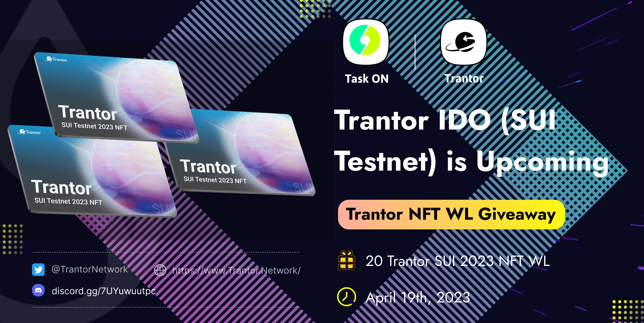 Trantor on Twitter: "🩸Trantor Network is ready to go live on the #SUI mainnet and the Trantor ...