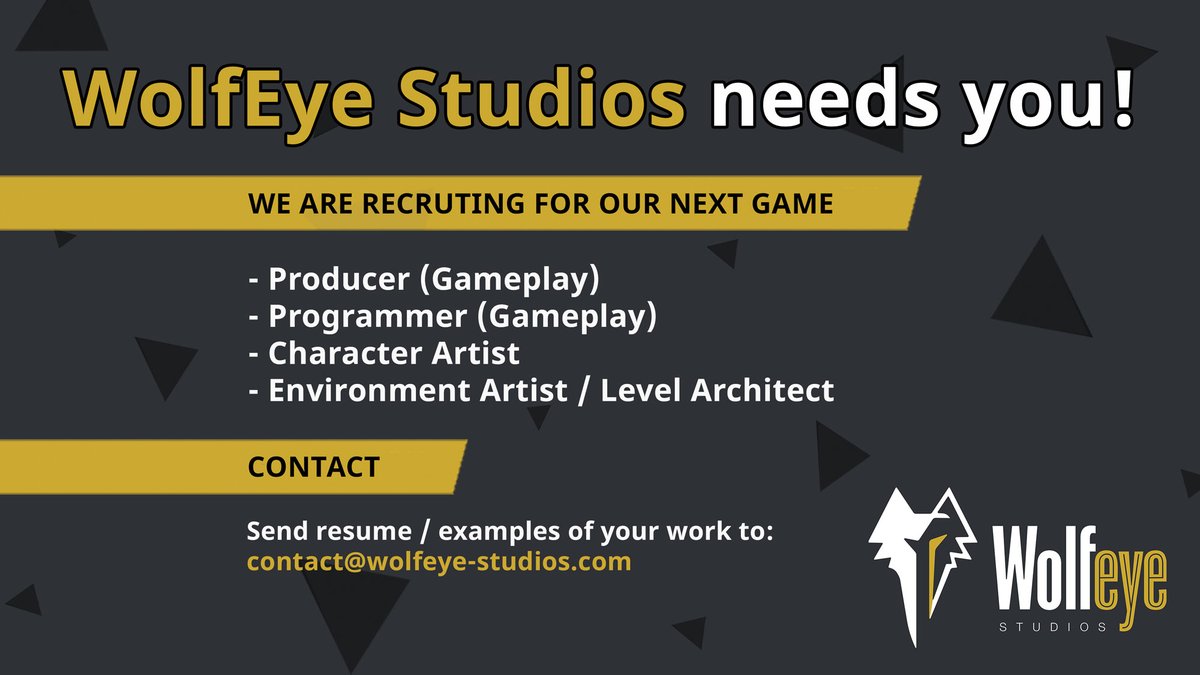 Weird West - WolfEye Studios on Twitter: "WolfEye Studios needs you! We are recruiting for our ...