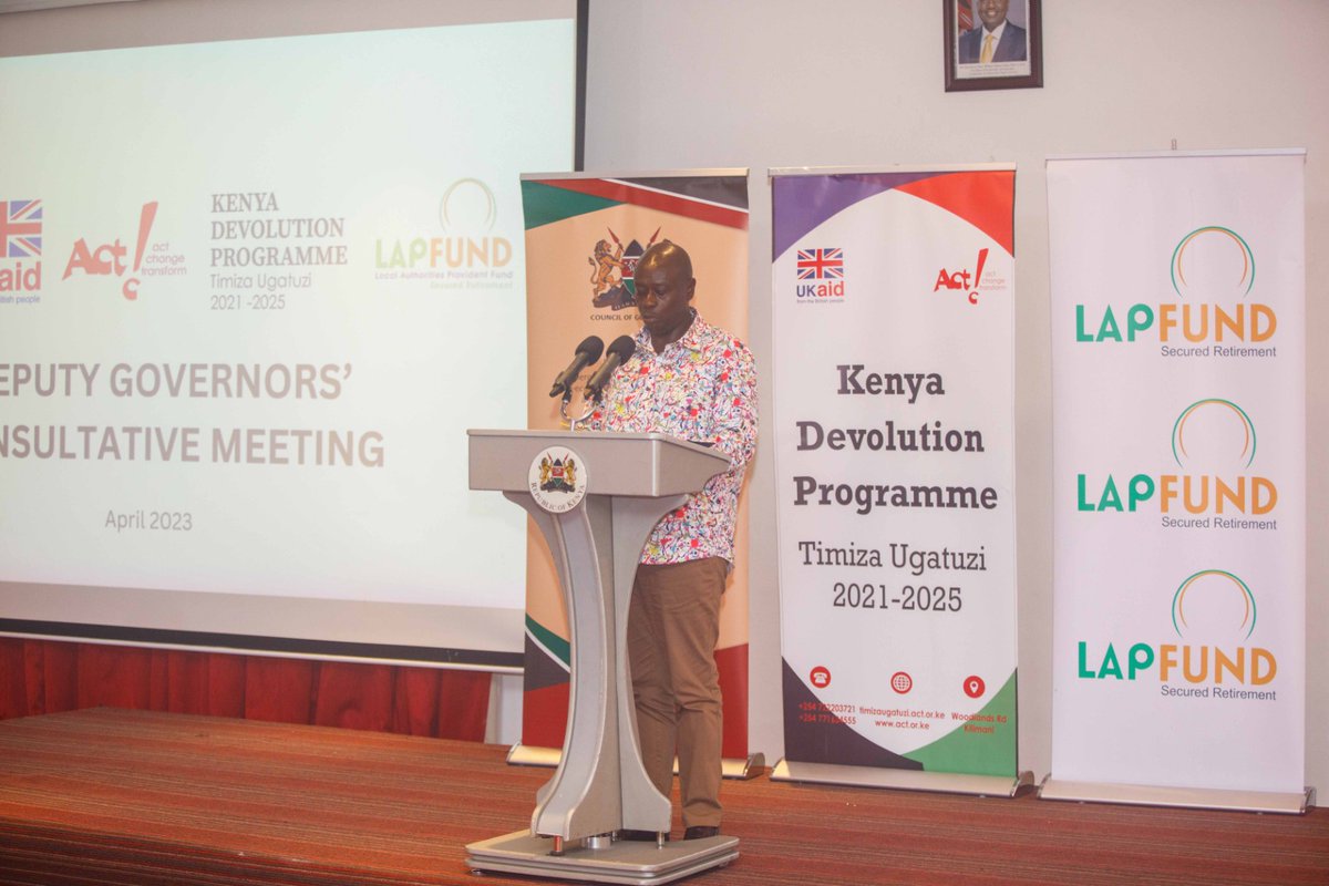 H.E. Rigathi Gachagua, EGH on Twitter: "For seamless service delivery under devolution, harmony ...