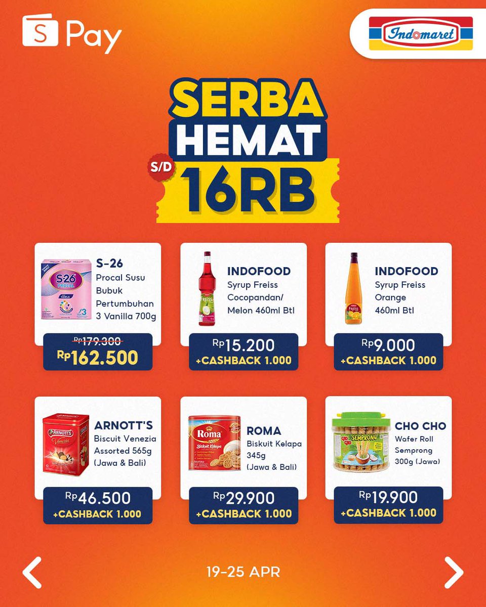 ShopeePay Indonesia on Twitter: "Dalam rangka menyambut hari Lebaran, jangan sampai stok ...