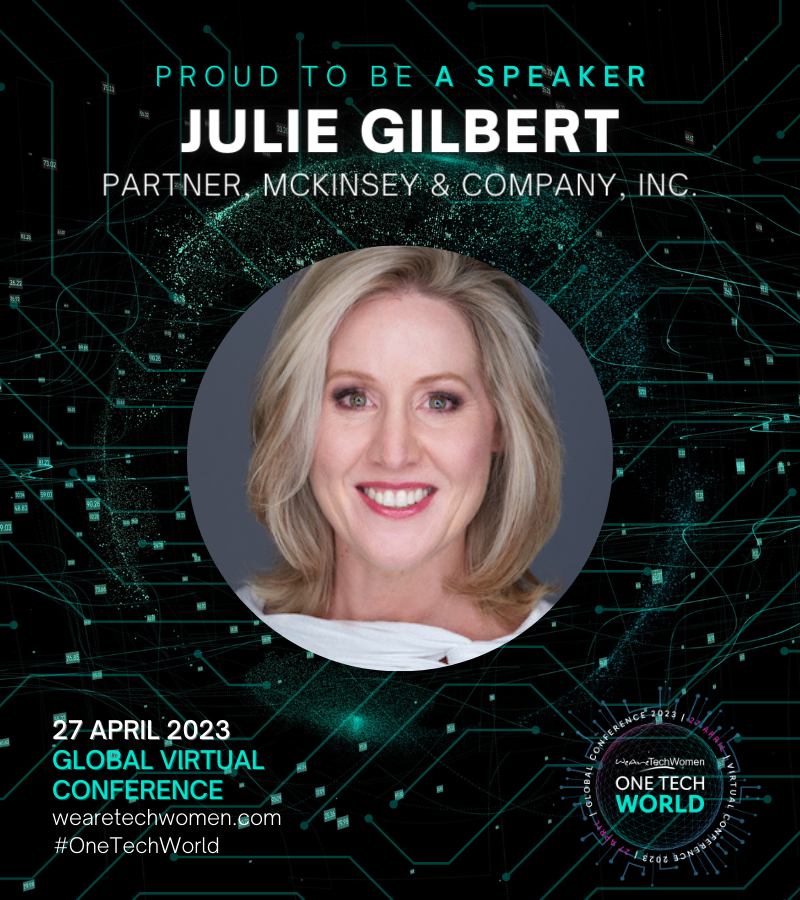 WeAreTechWomen on Twitter: "Meet our next speaker joining us for #OneTechWorld: Julie Gilbert ...