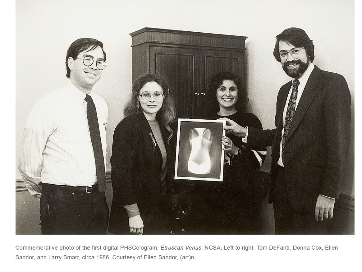 Richard Sandor's wife Ellen Sandor, new media artist, known for ...