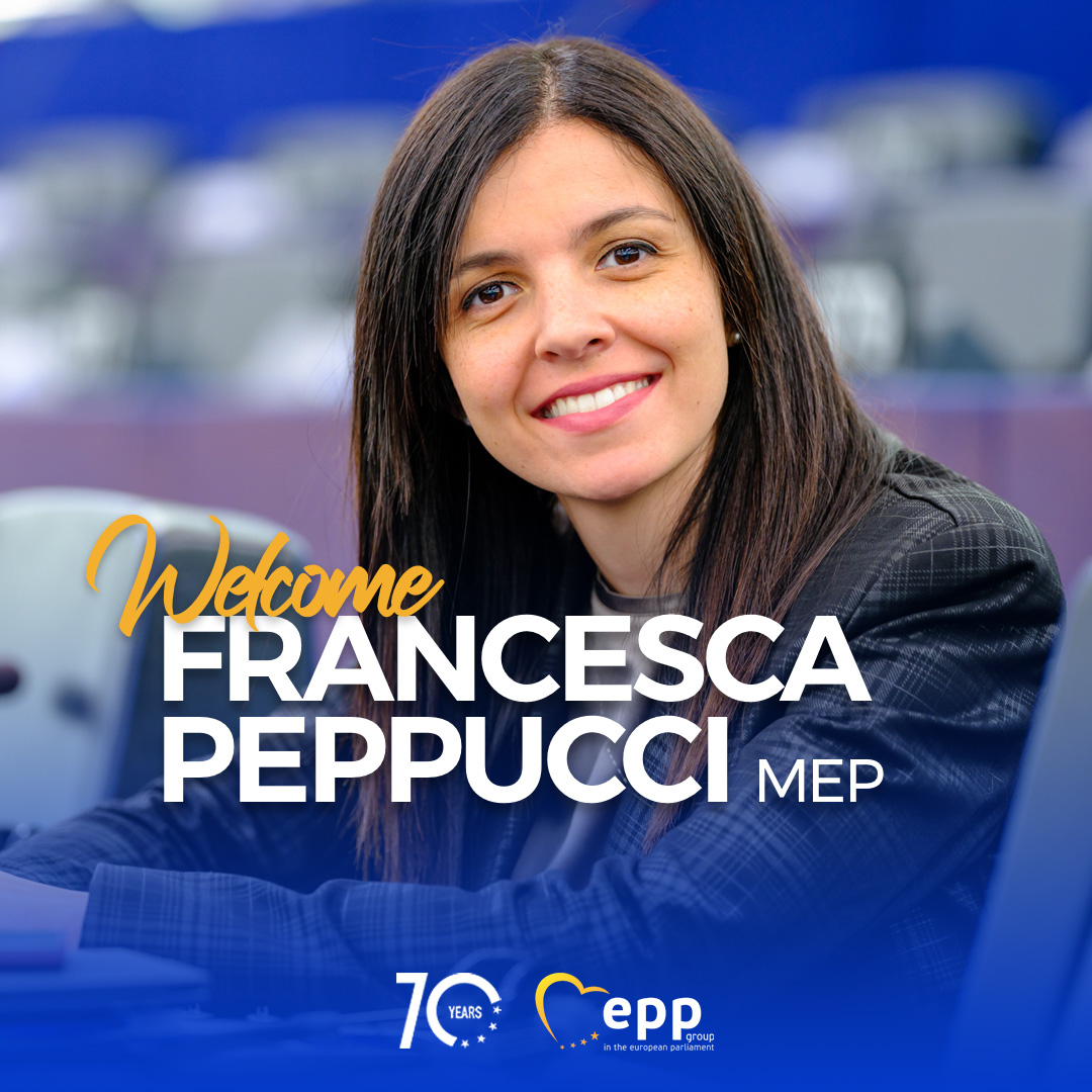 EPP Group on Twitter: "Today, our MEPs accepted Italian 🇮🇹 MEP Francesca Peppucci as a new ...